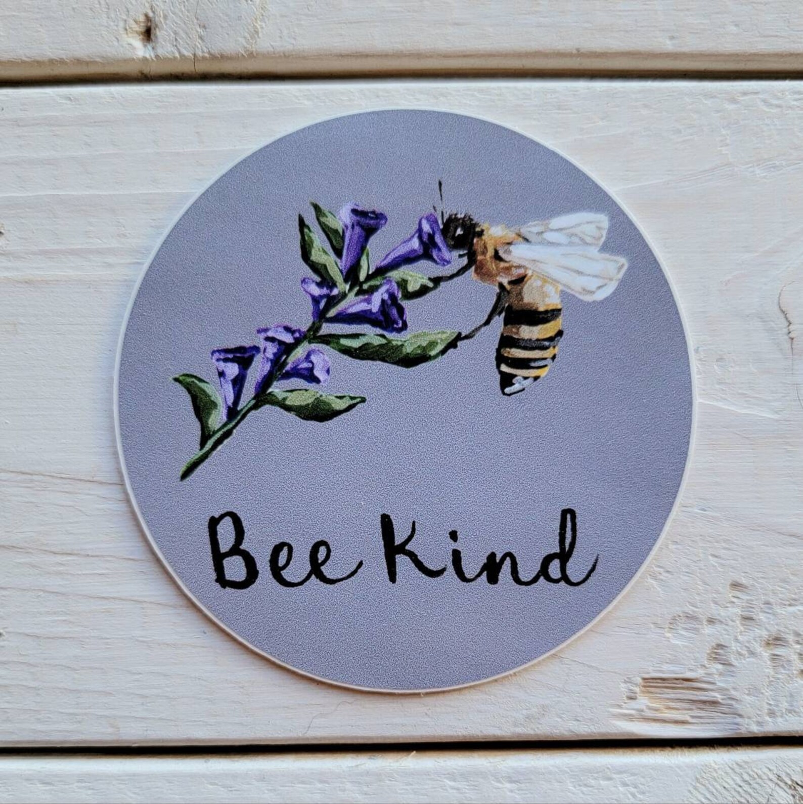 Bee Kind Vinyl Sticker, Honey Bee Water Bottle Sticker, Laptop Sticker ...