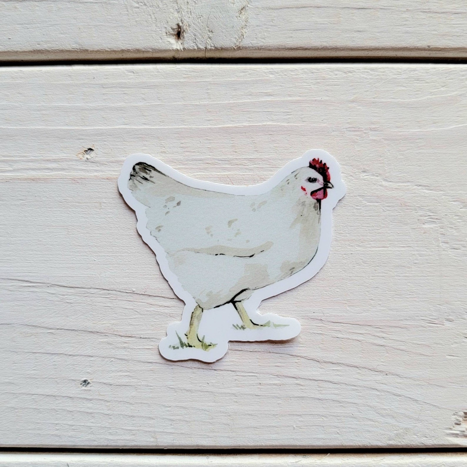 Chicken Vinyl Sticker Water Bottle Sticker Laptop Sticker - Etsy