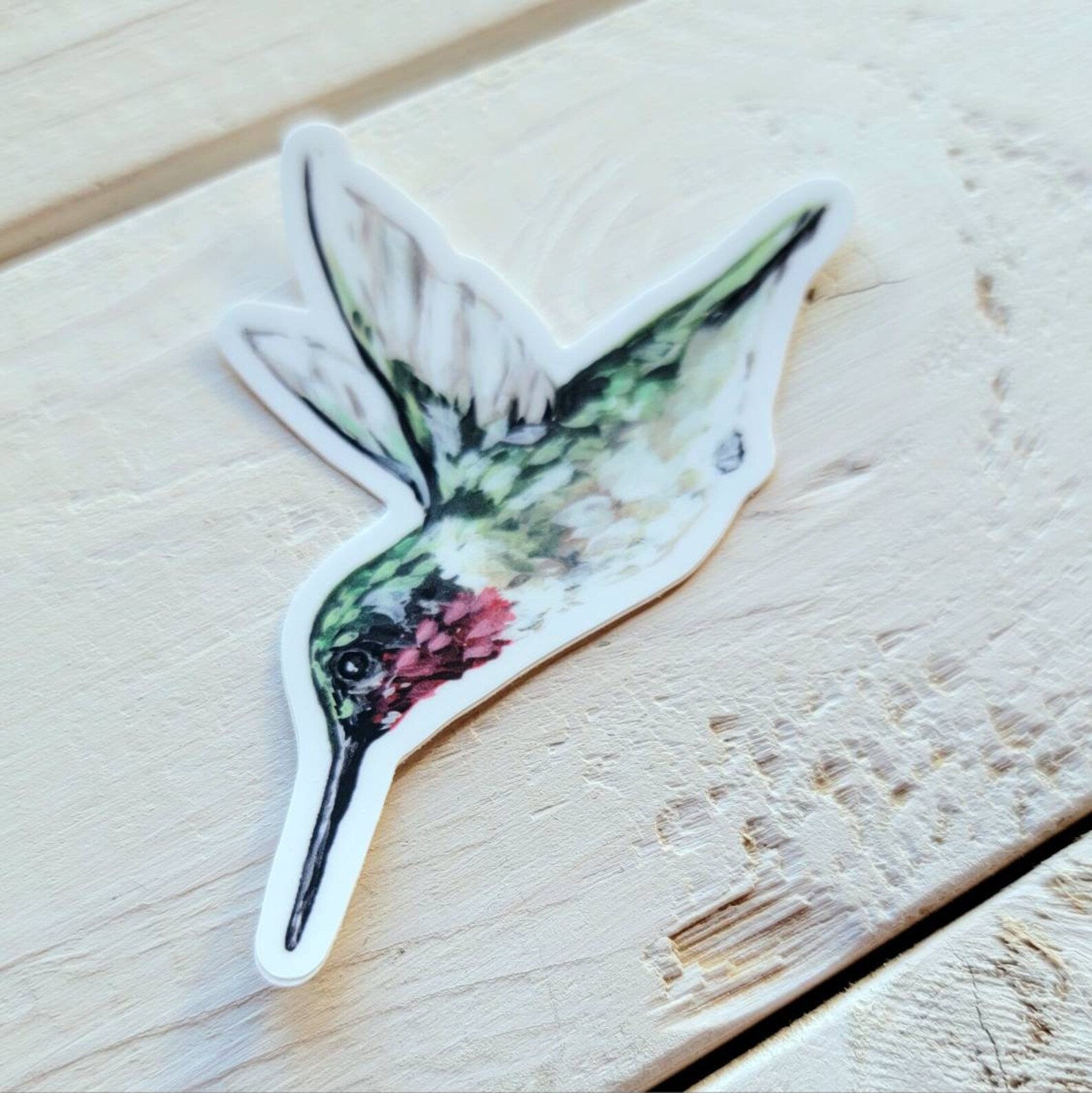 Hummingbird Sticker Vinyl Bird Sticker Laptop Sticker - Etsy