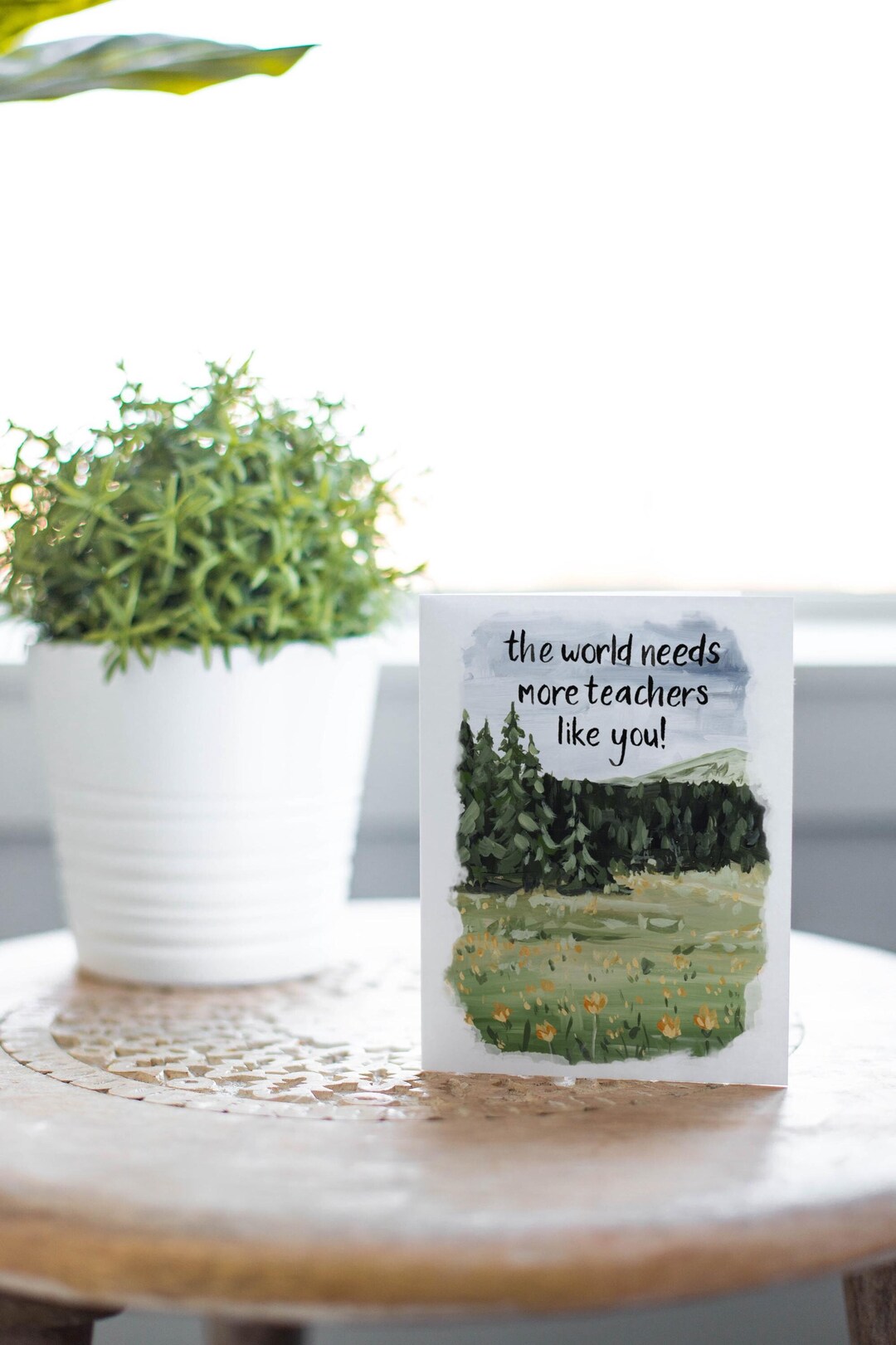 The World Needs More Teachers Like You Card, Teacher Greeting Card ...