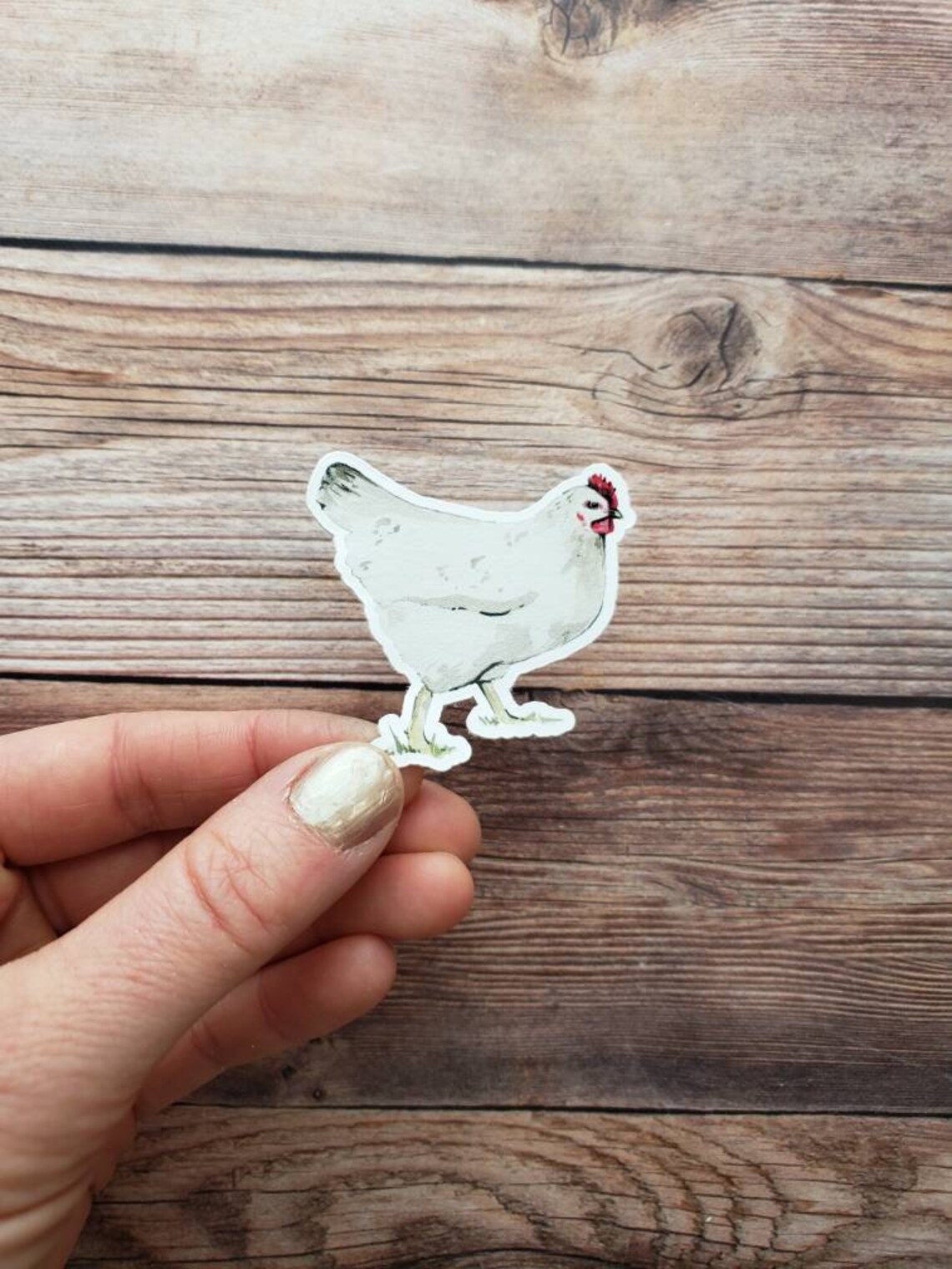 Chicken Vinyl Sticker Water Bottle Sticker Laptop Sticker | Etsy