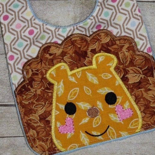 In the Hoop Quilted Baby Bib Digital File for Embroidery - Etsy