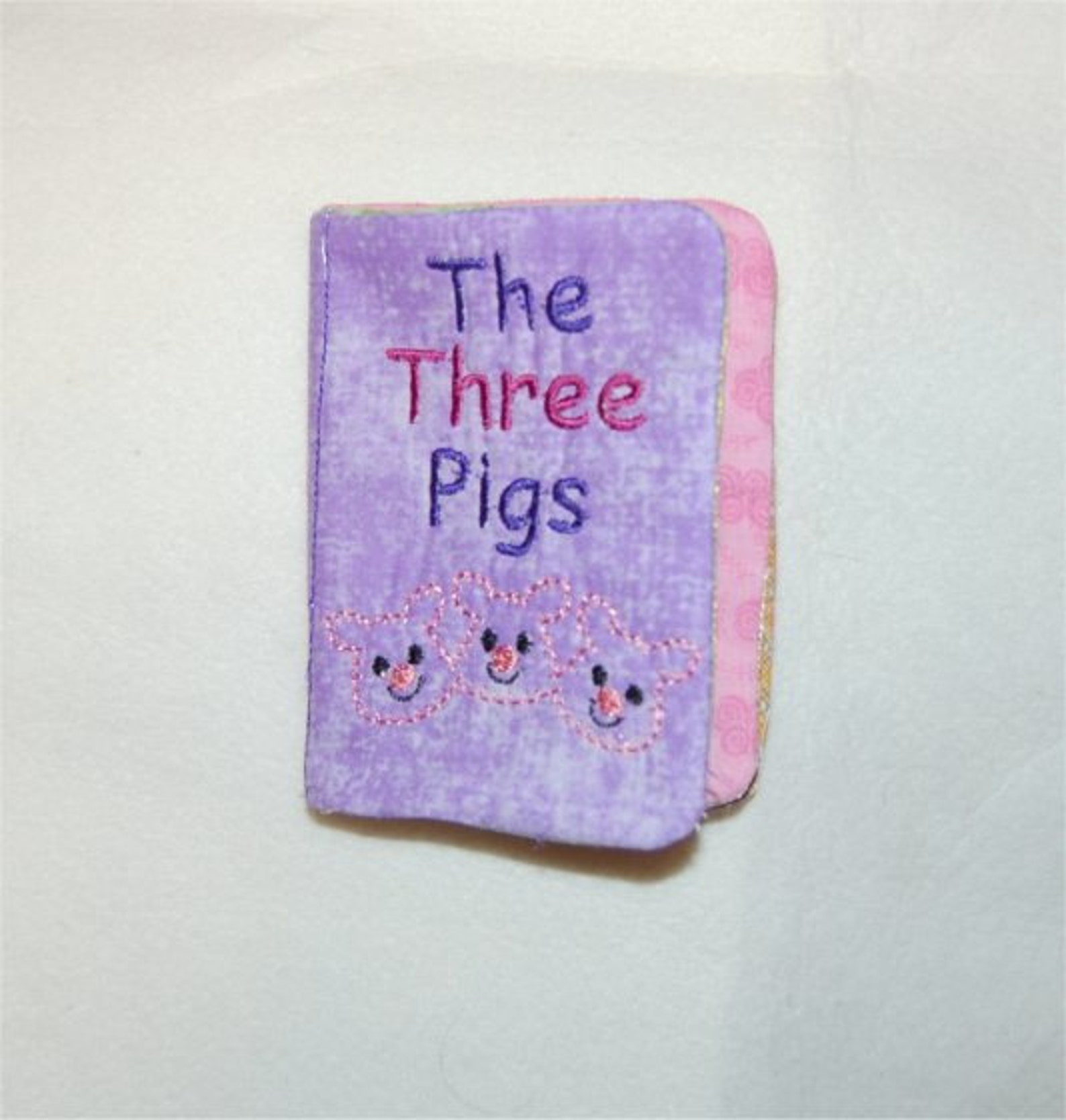 Digital Download Three Little Pigs Softbook Embroidery Machine - Etsy