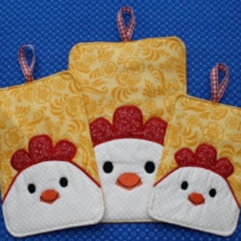 12 Crocheted Chicken - Etsy