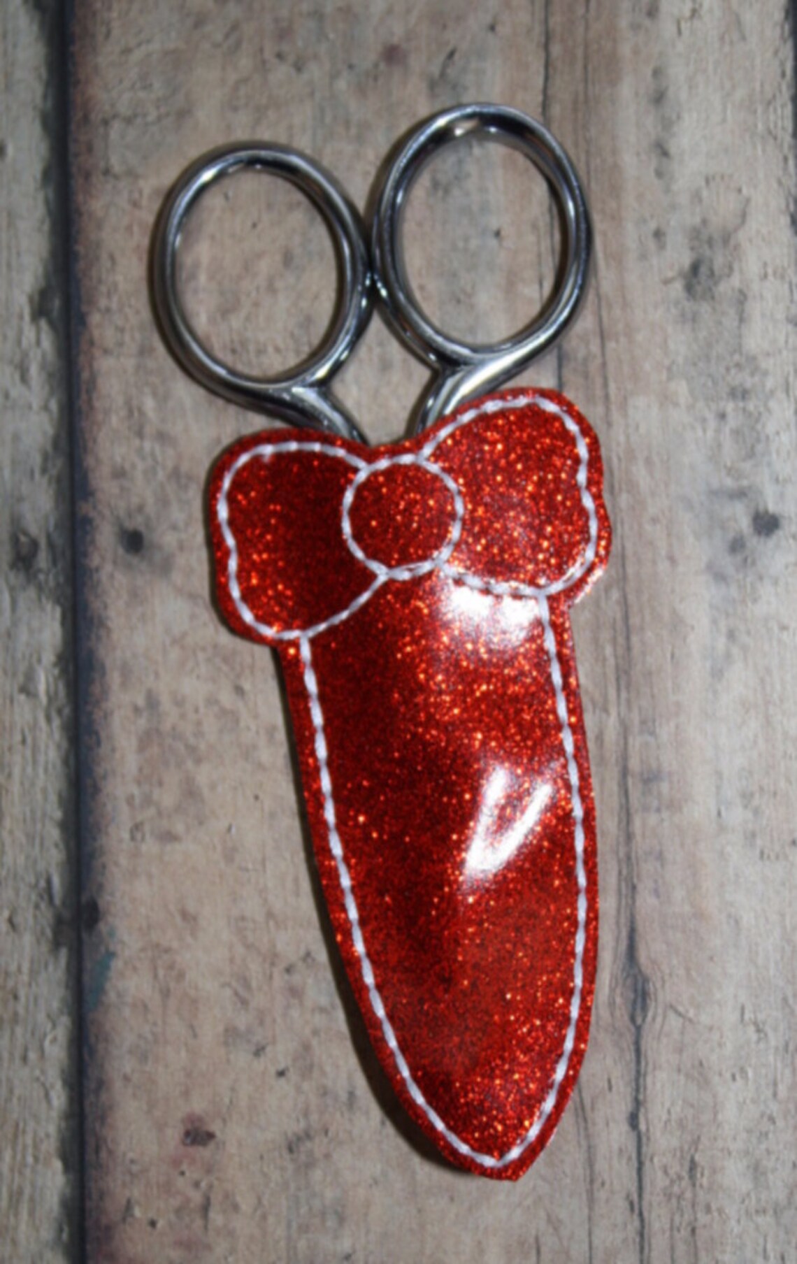 Digital Download Mini Bow Scissor Sleeve Embroidery Machine Design for ...