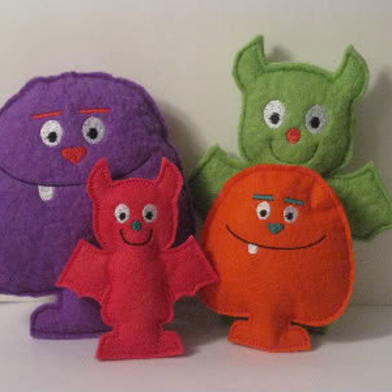 Felt Monsters - Etsy
