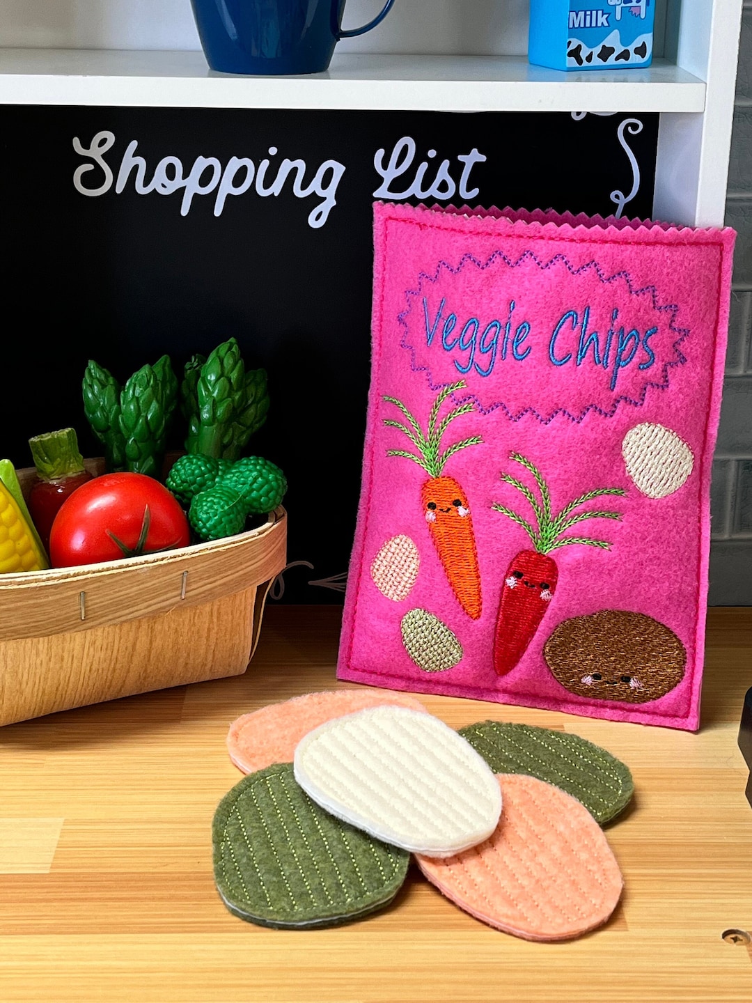 Embroidery Machine Design in the Hoop Veggie Chips - Etsy