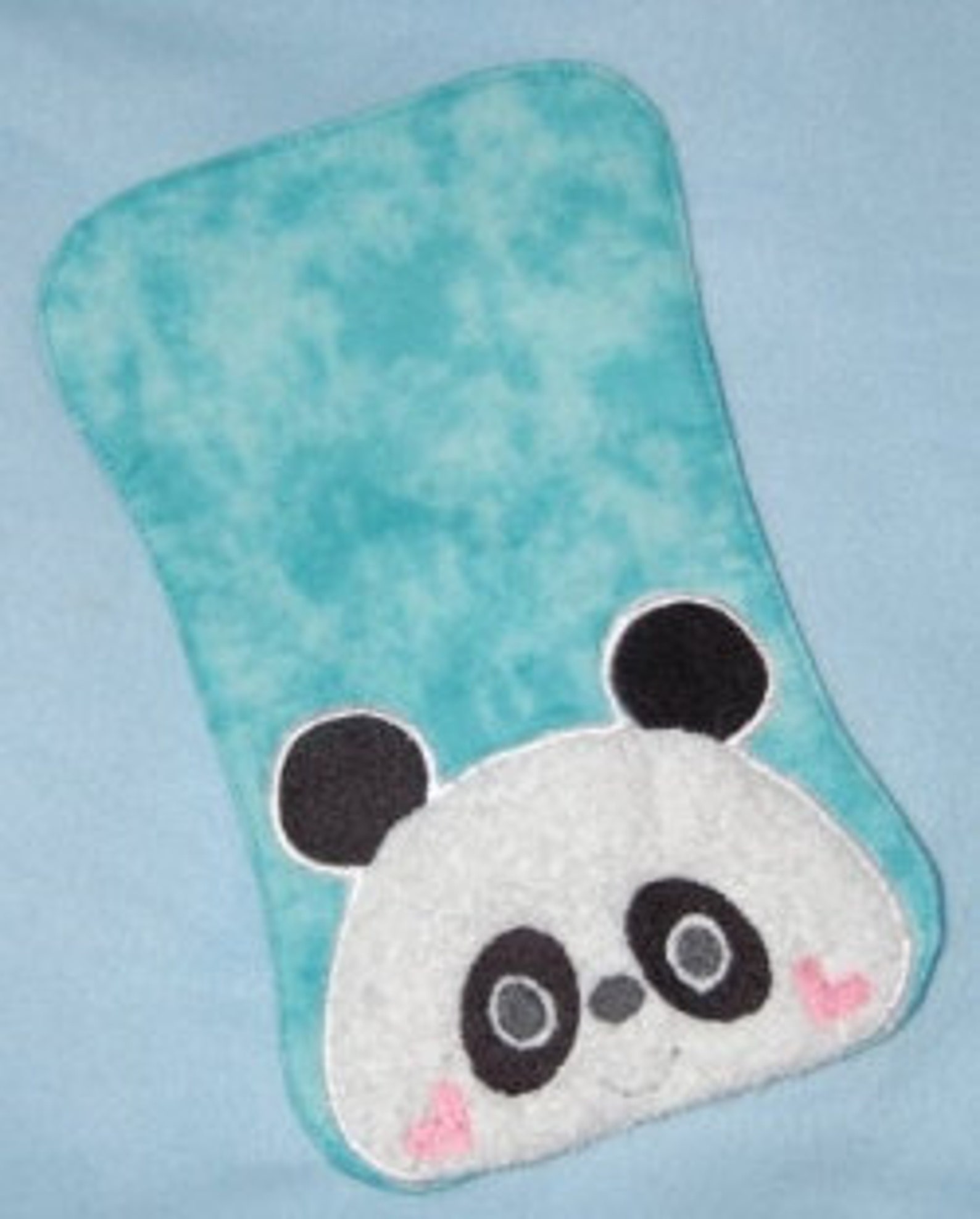 Digital Download Super Sized Panda Burp Pad Embroidery Machine - Etsy