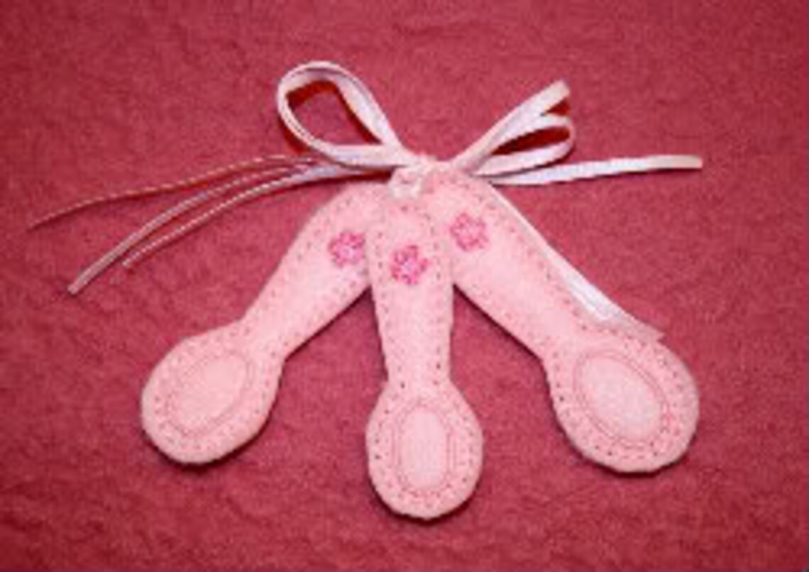 Digital Download Play Kitchen Felt Measuring Spoons Embroidery - Etsy