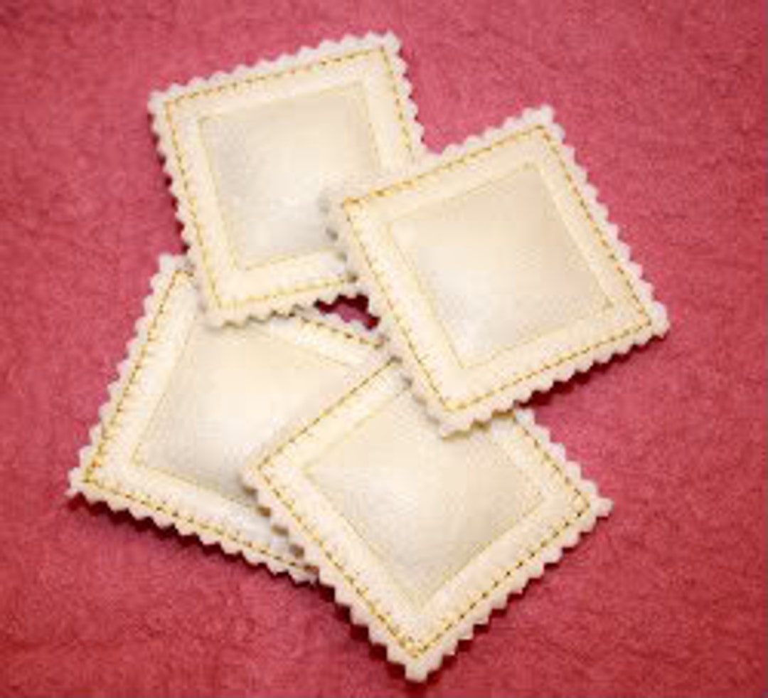 Digital Download Ravioli Felt Play Food Embroidery Machine Design for ...