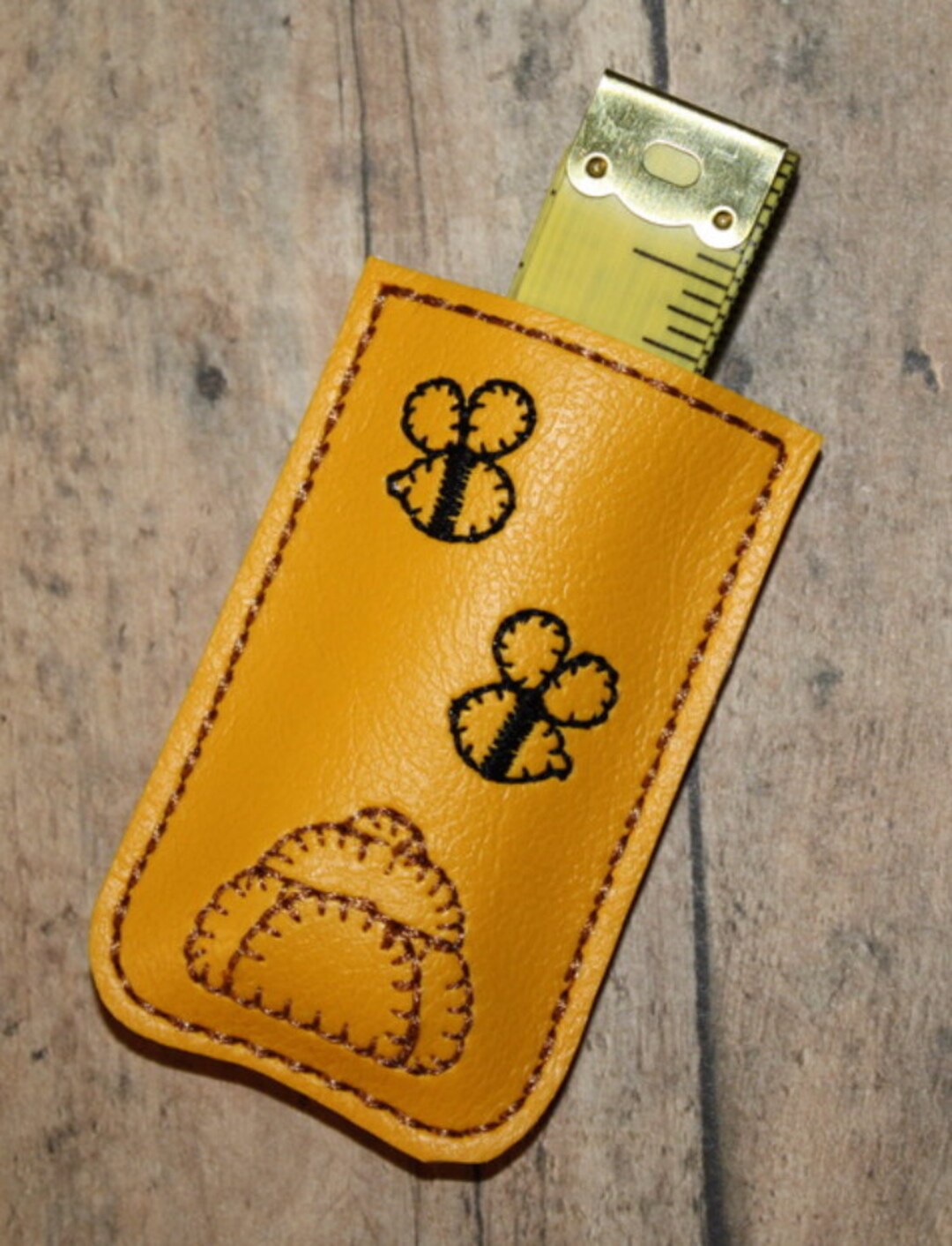 Digital Download Bees Measuring Tape Sleeve Embroidery Machine Design ...