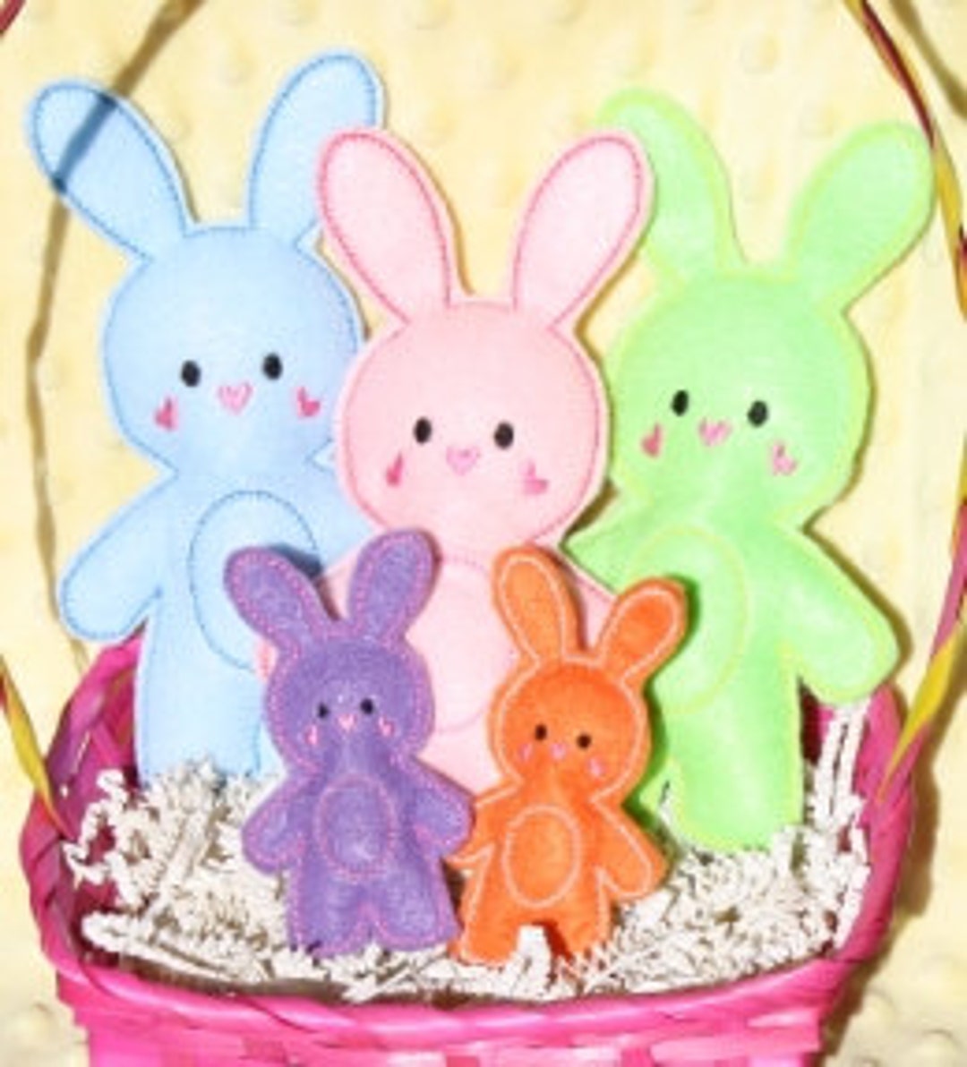 Digital Download Bunny Mania Softie Embroidery Machine Designs for the ...