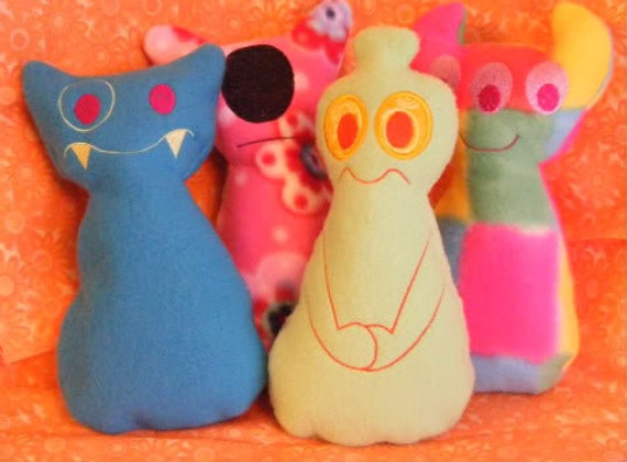 Digital Download Jumbo Monster Softies In The Hoop Embroidery | Etsy