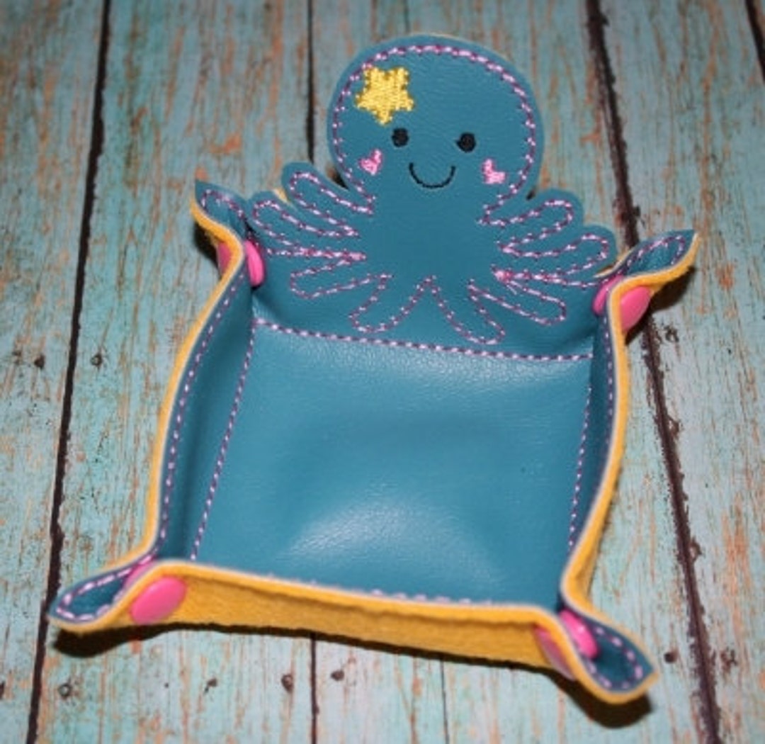 Octopus Trays Embroidery Machine Design for the 5x7 and 6x10 Hoop - Etsy