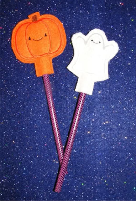 Digital Download Halloween Pencil Toppers in the Hoop - Etsy