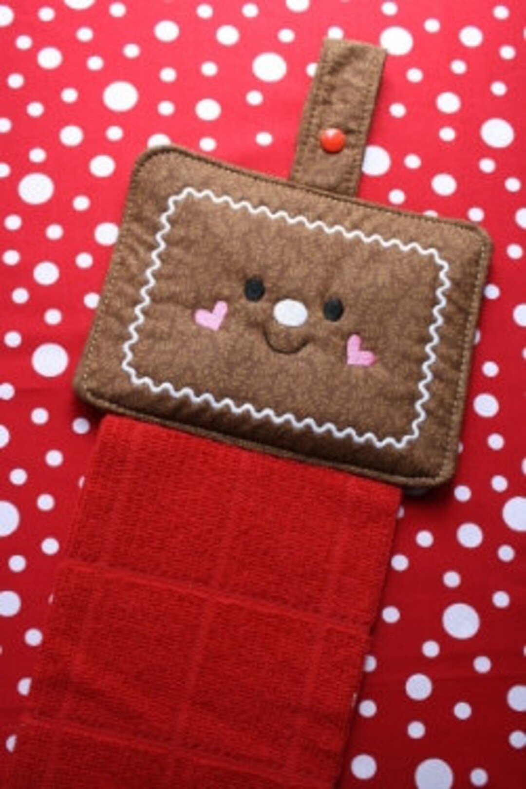 Digital Download Ginger Towel Hanger Machine Embroidery Design for the ...