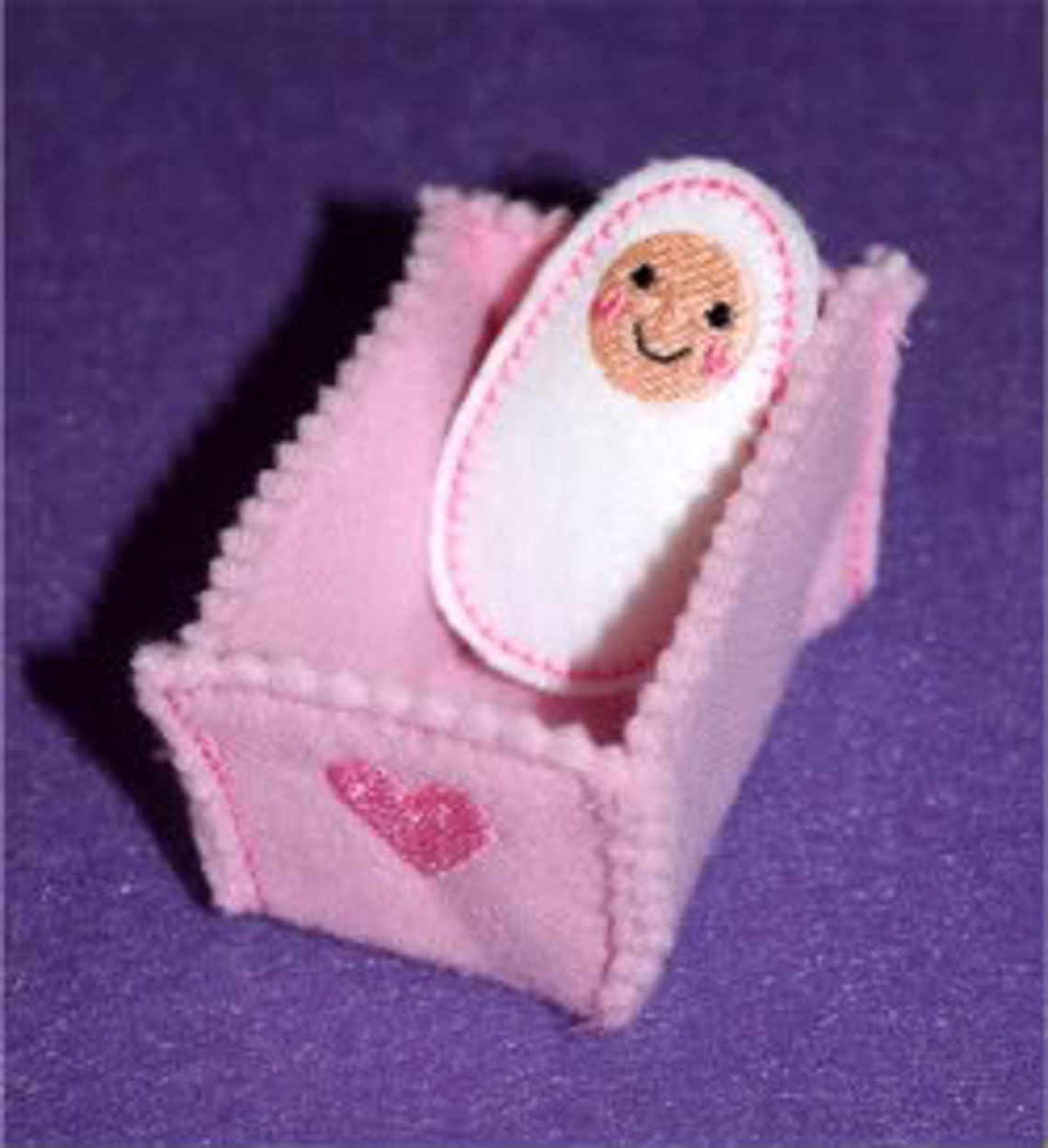 Digital Download Mini Cradle Baby Embroidery Machine Design for the 5x7 ...