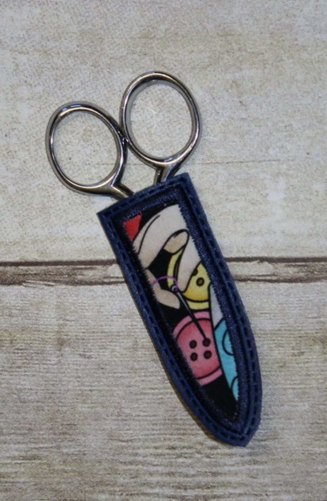 Digital Download Mini Applique Scissor Sleeve in the Hoop Embroidery ...