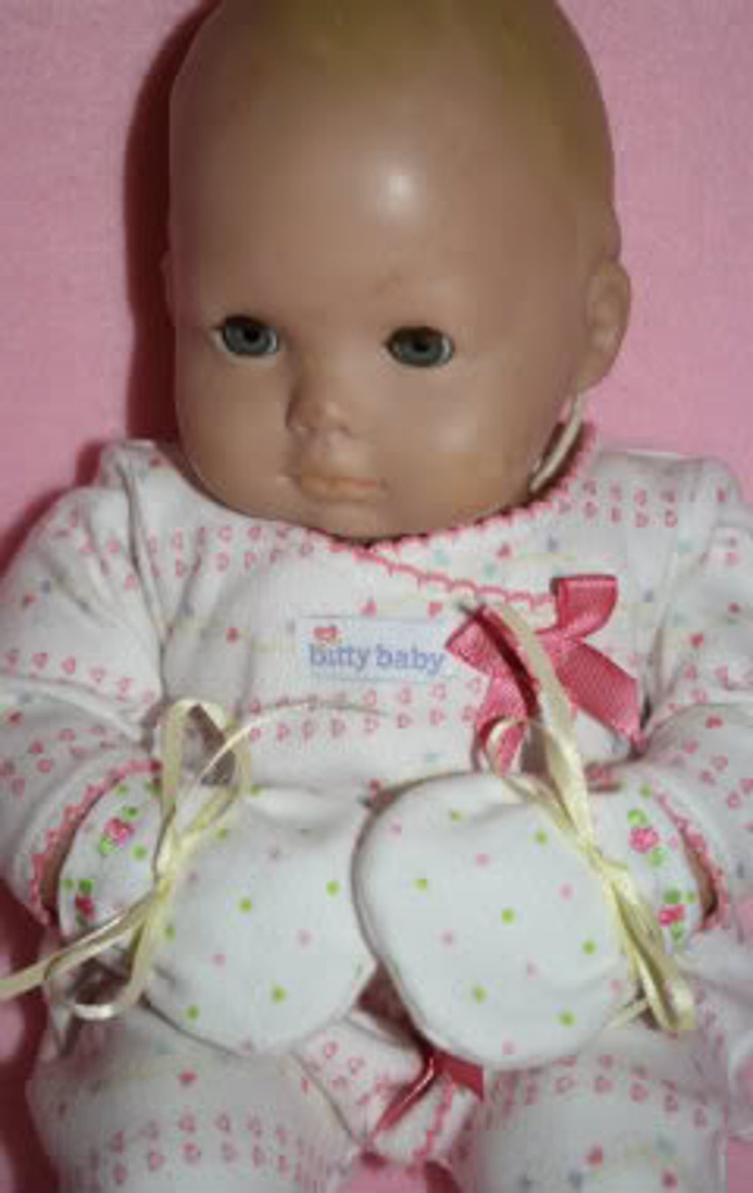 Digital Download Baby Doll No Scratch Mitts Embroidery Machine Design ...