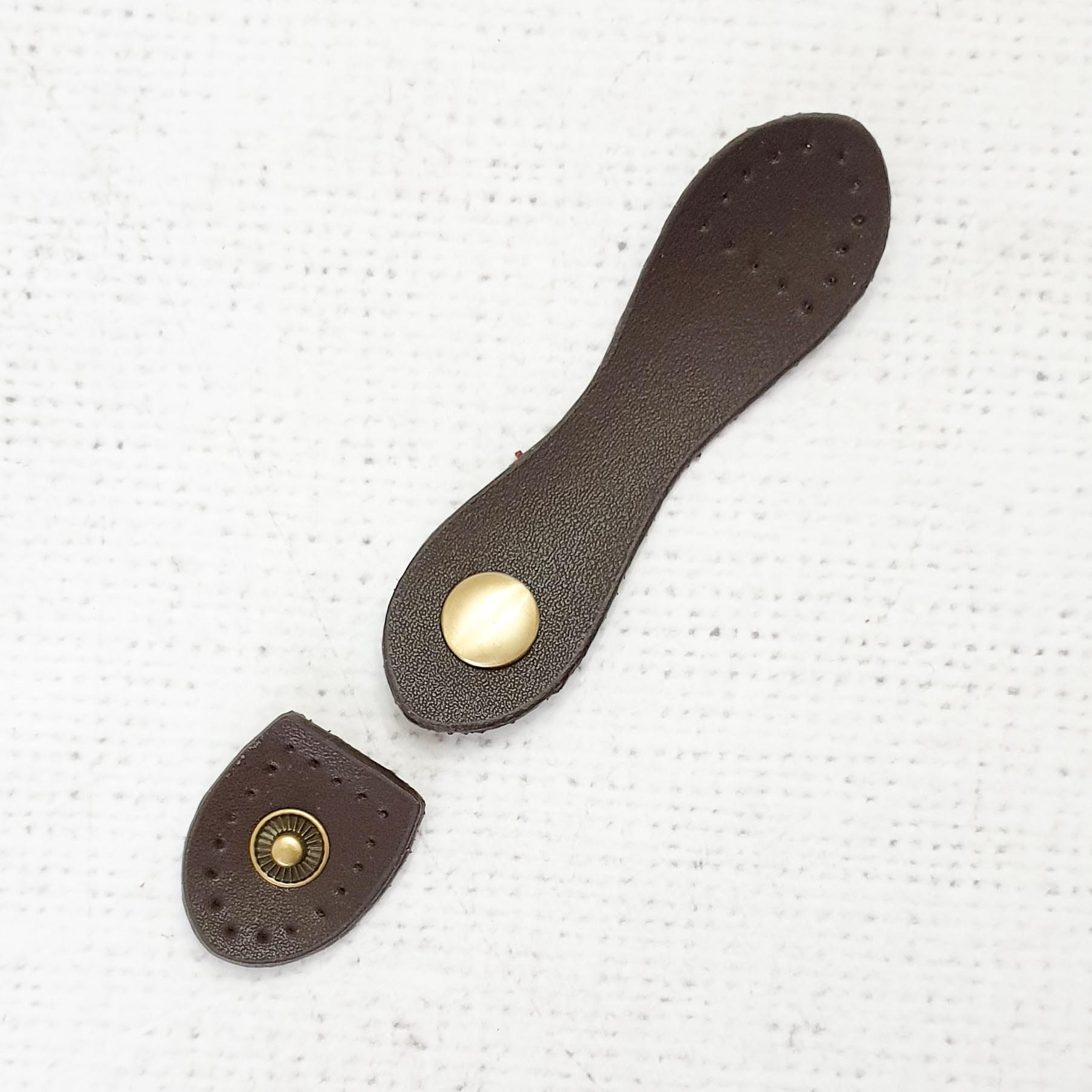 ONE Genuine Real Leather Buckles With Snap Button, Sew on Handbag ...