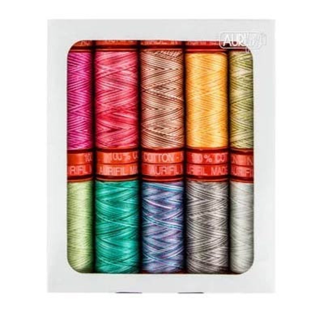 Premium Collection by Tula Pink - Aurifil Thread Set 50wt 100% Cotton ...