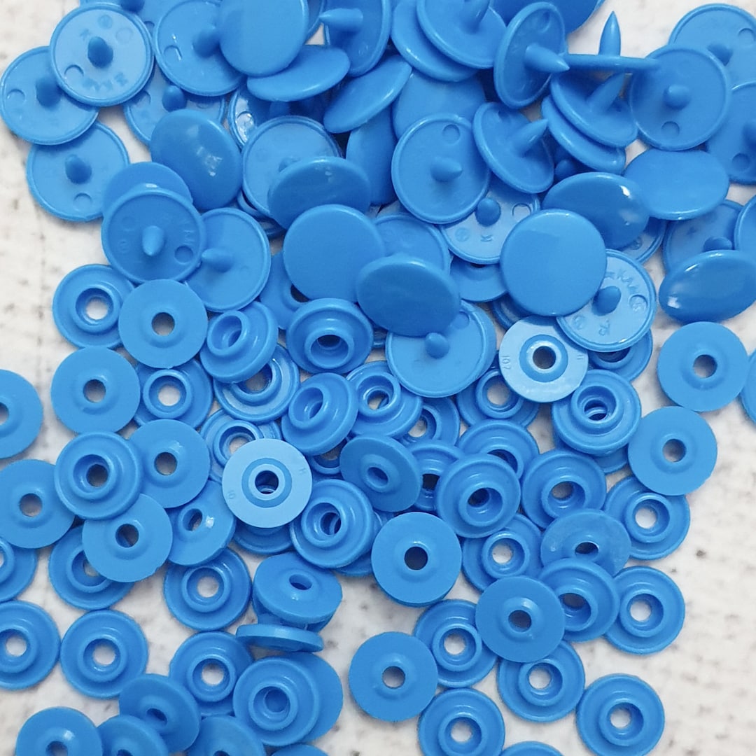 GENUINE KAM Snap Sea Blue Gloss KAM Snaps - Size 16 / T3 / 10.7mm ...
