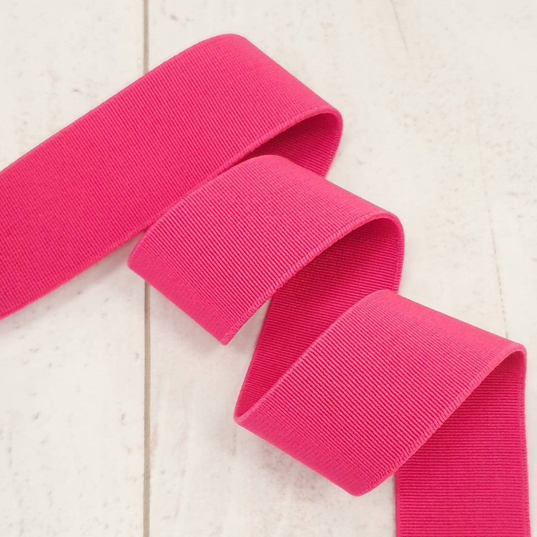 30mm / 1.18" HOT PINK Elastic Band Waist Band Elastics , Soft Elastic ...