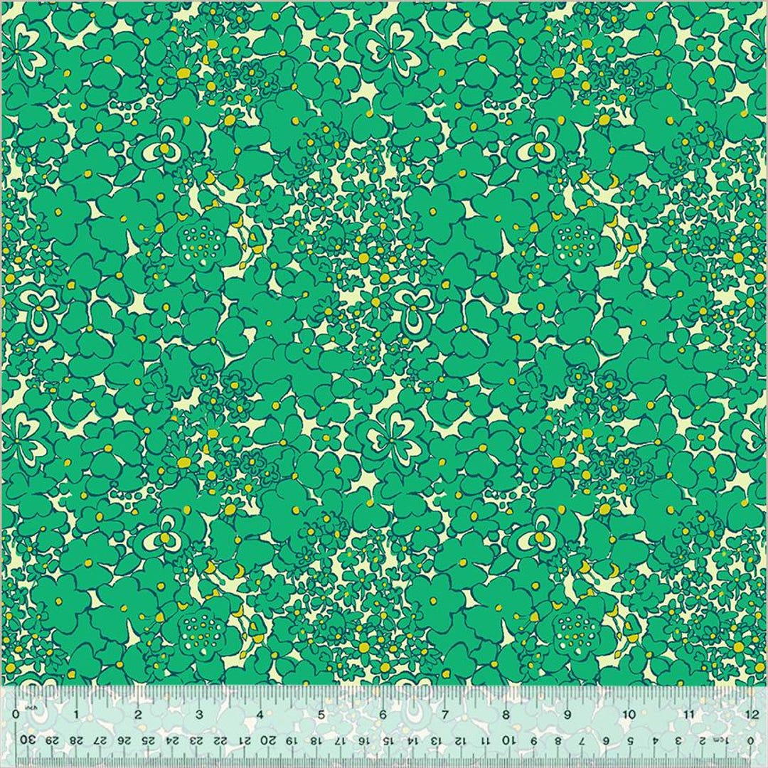Periwinkle Jade - Botanica - Sally Kelly - Windham Fabrics 100% Cotton ...