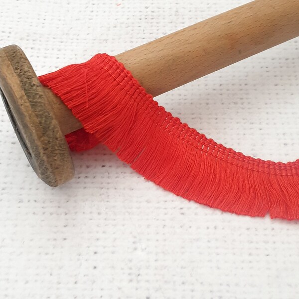 Red Brush Fringe - Etsy