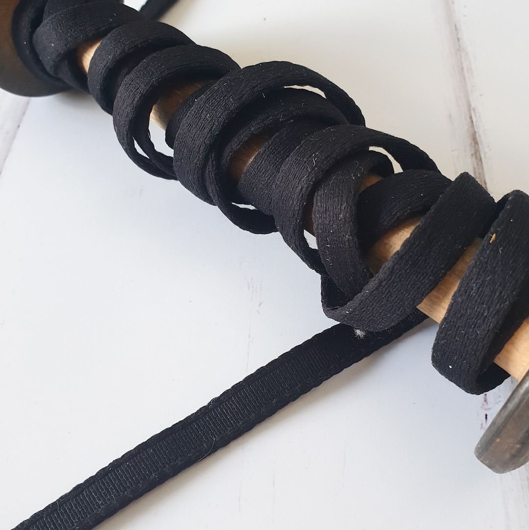 10mm BLACK Bra Channelling 3/8" Wide Lingerie Wire Casing 10mm / 3/8 ...