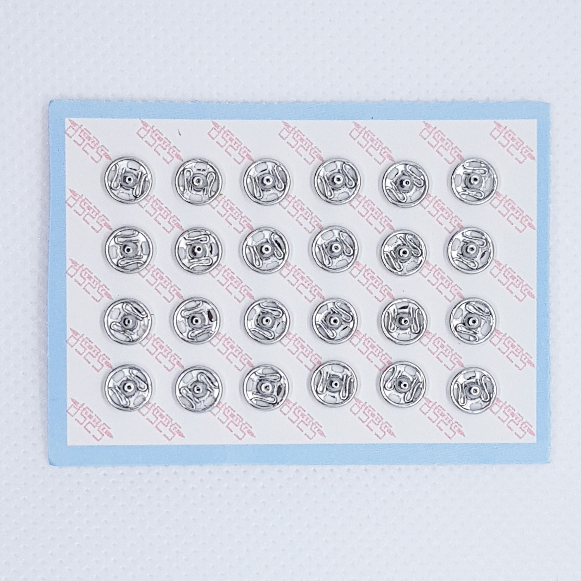 6mm Snap Closures 24 Pcs SILVER Colour Metal Snap Fastener | Etsy