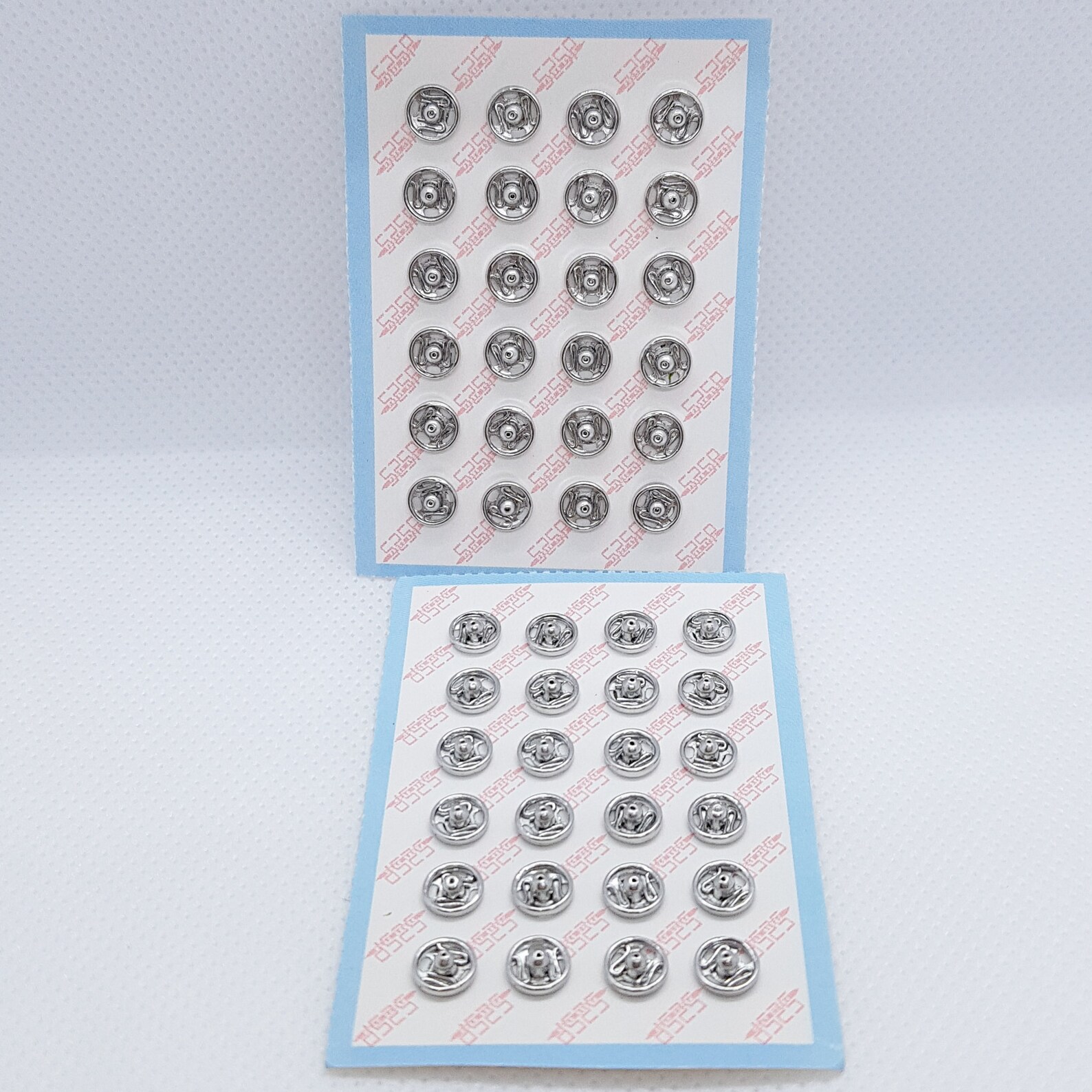 6mm Snap Closures 24 Pcs SILVER Colour Metal Snap Fastener | Etsy