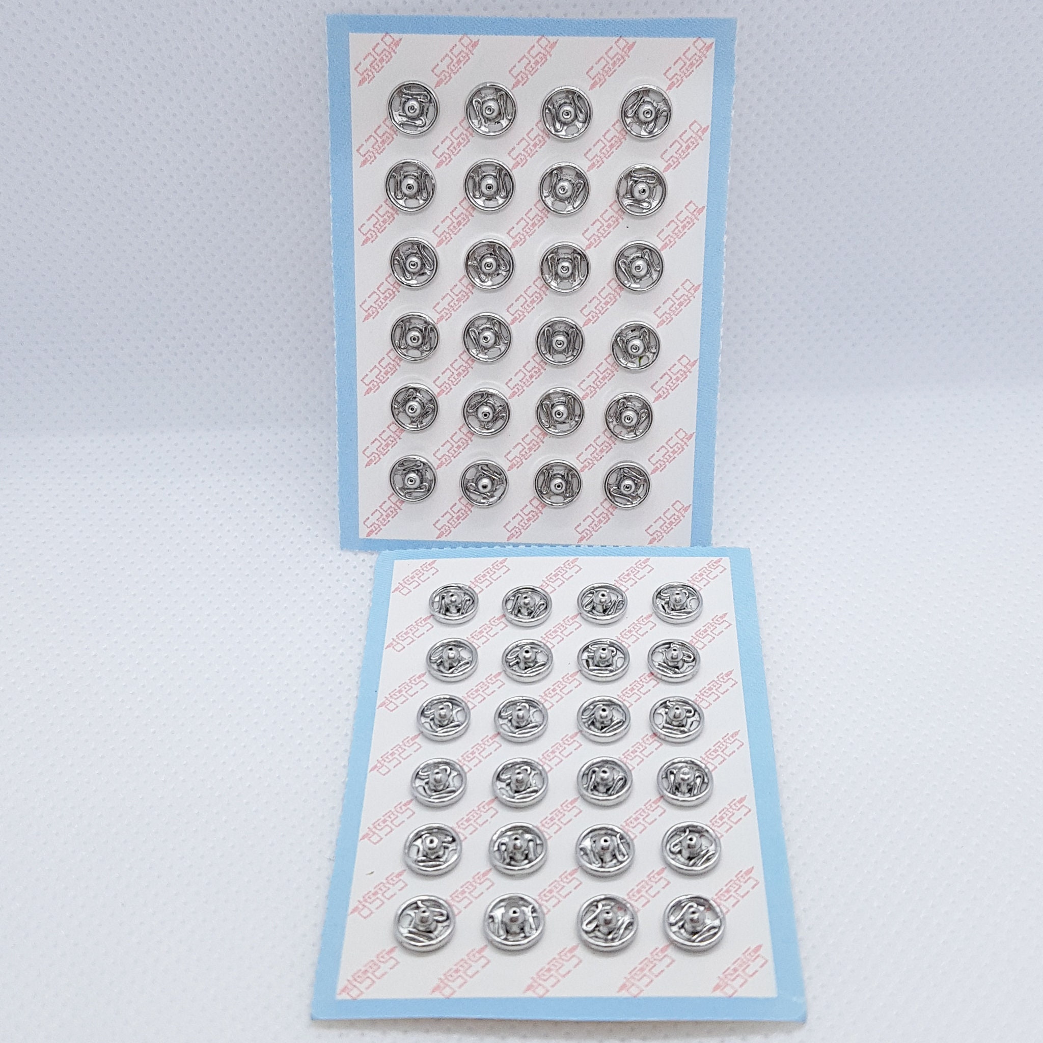 6mm Snap Closures 24 Pcs SILVER Colour Metal Snap Fastener | Etsy