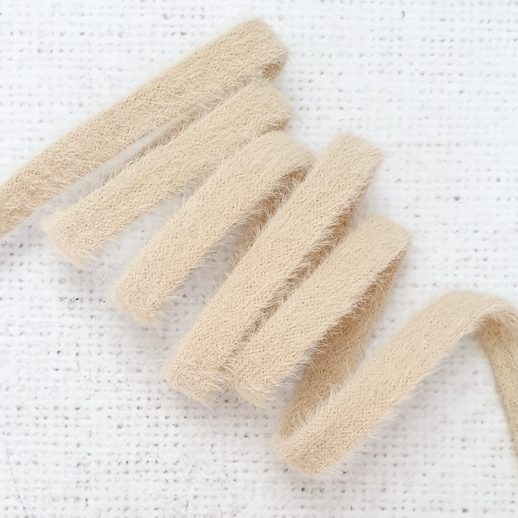 12mm ALMOND Faux Fur Hairy Ribbon Tubular Ribbon Hair Bow - Etsy Ireland