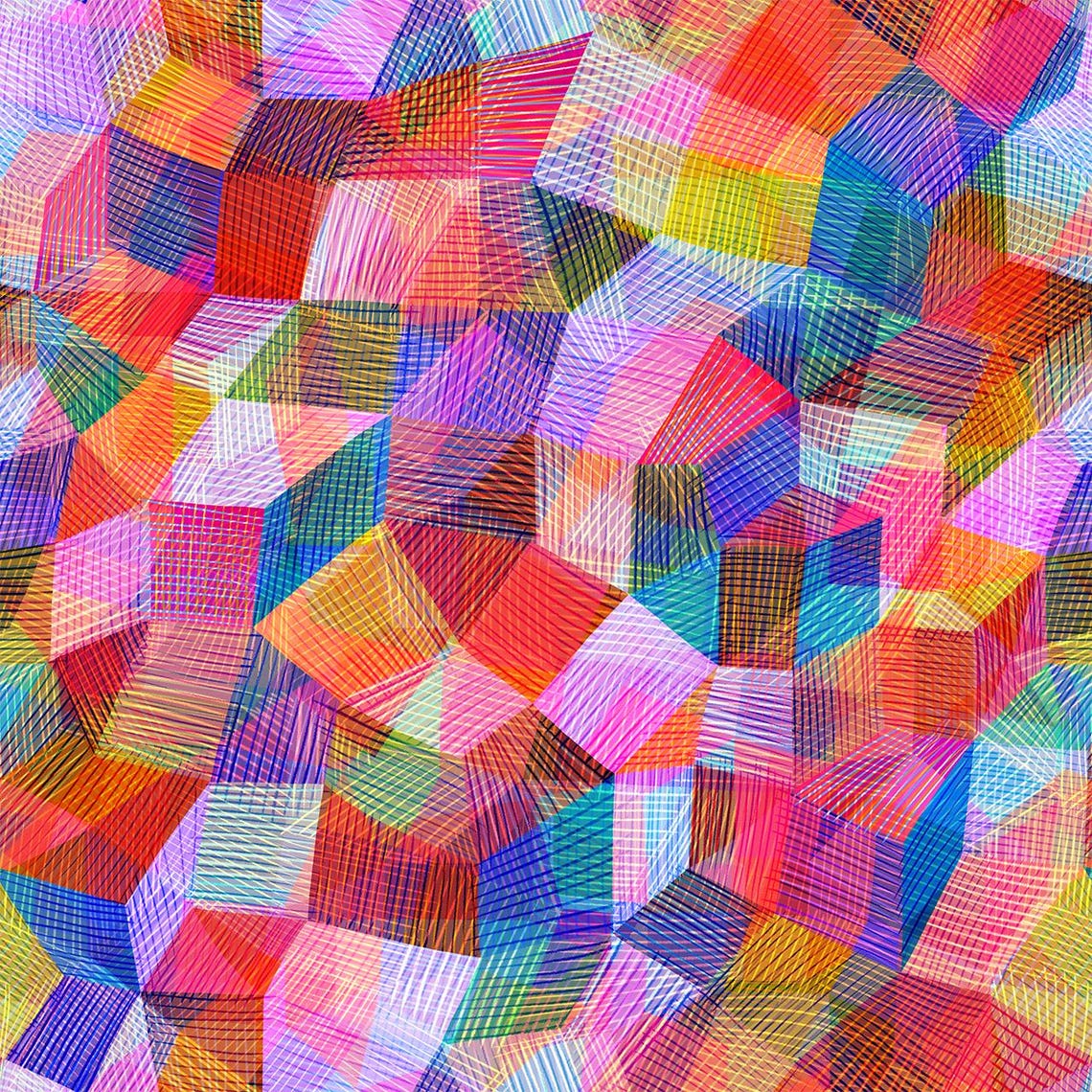 Prism Rose - Chroma Rayons by Rachel Park, Dashwood Studio, 100% Rayon ...