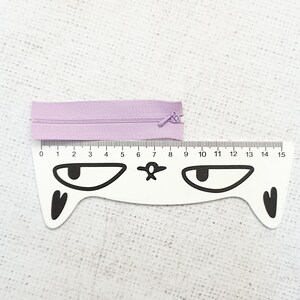 Tiny 7cm / 2-3/4" Size 0 Closed End Zipper, Multi Colour Zip for Doll ...