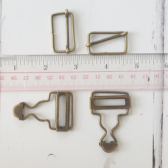Clips aprons ONE pair of 1 metal Dungaree Buckles suitable for 1 straps ...