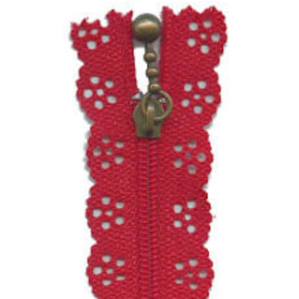 Lace Zipper - Etsy