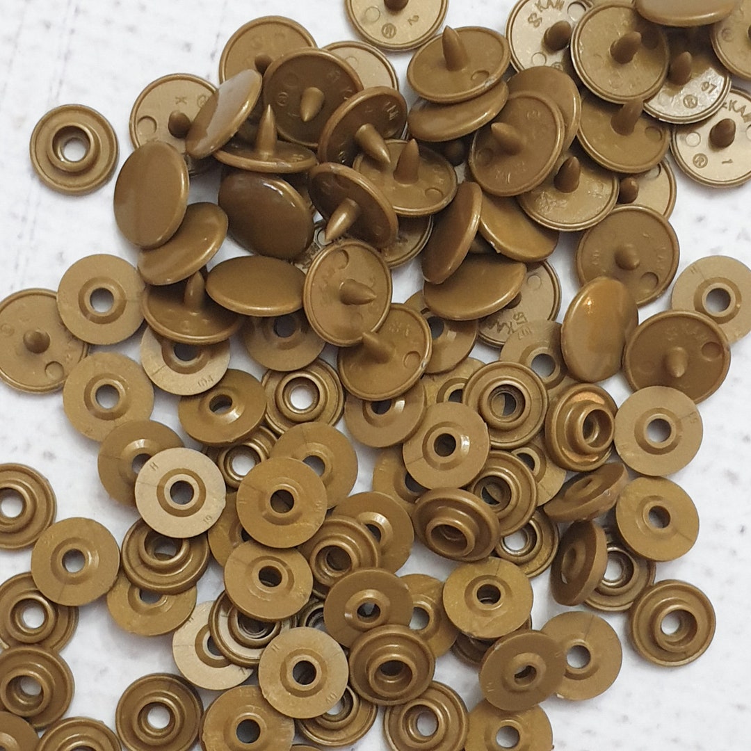 GENUINE KAM Snap Bronze Gloss KAM Snaps Size 16 / T3 / 10.7mm - Plastic ...