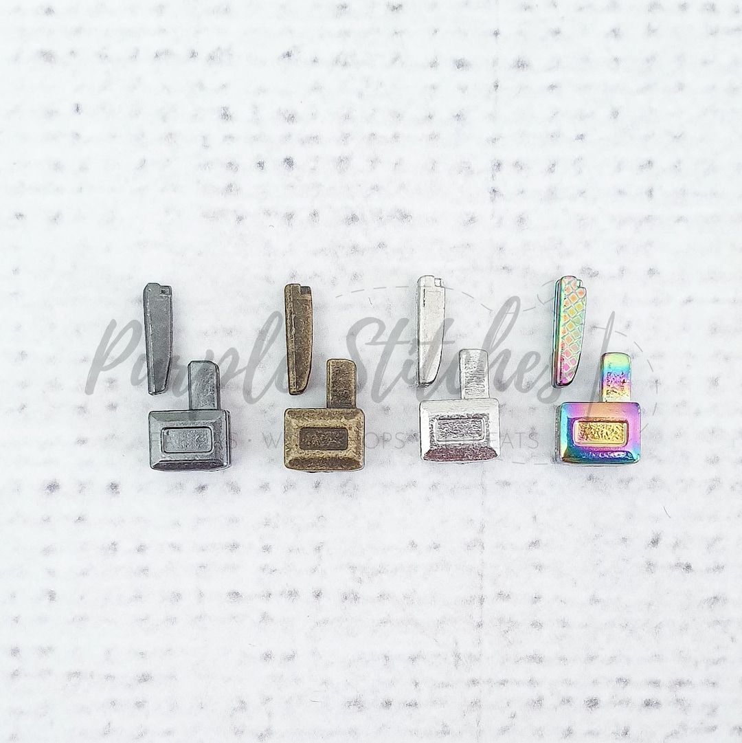 Open End Zipper Metal Stopper for 5 Zipper Tape, Zipper Repair, Open ...