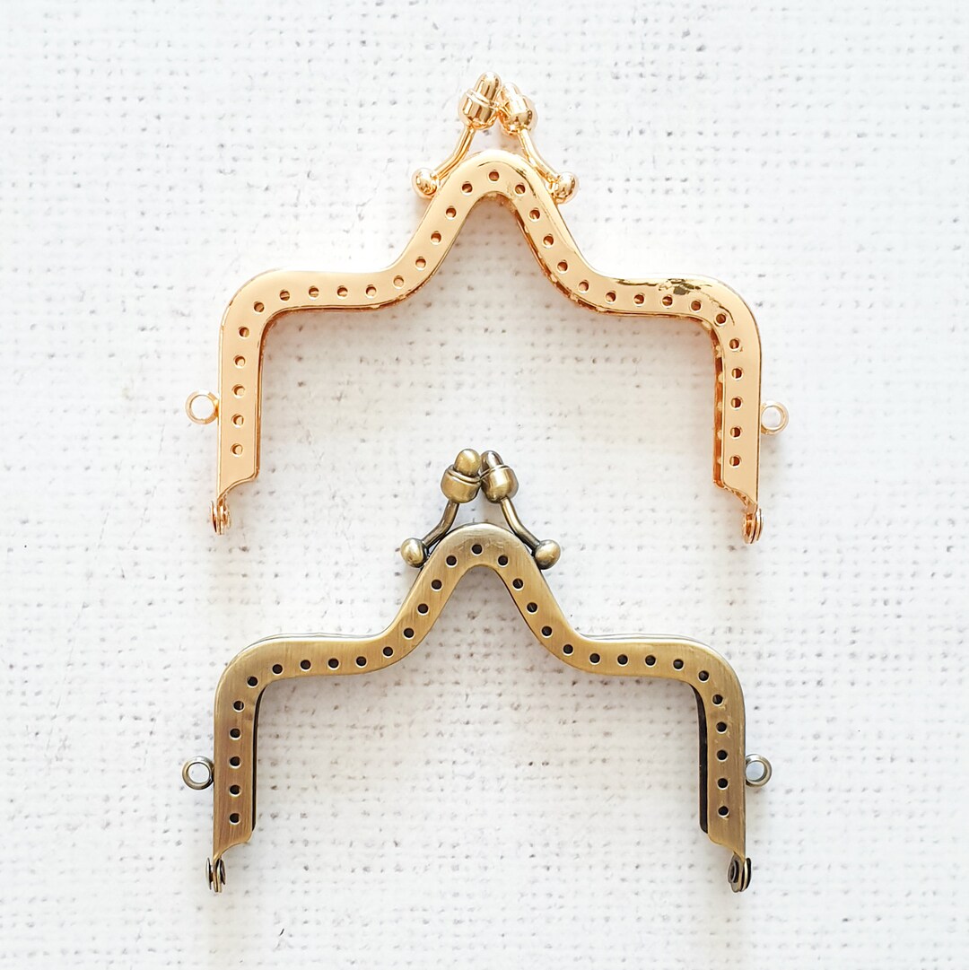 10cm / 4" Star Crown Shape Antique Style Metal Bag Frame Kiss Lock ...