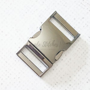 1" / 25mm Metal Side Release Buckle, Thick and Heavy Metal Buckle ...