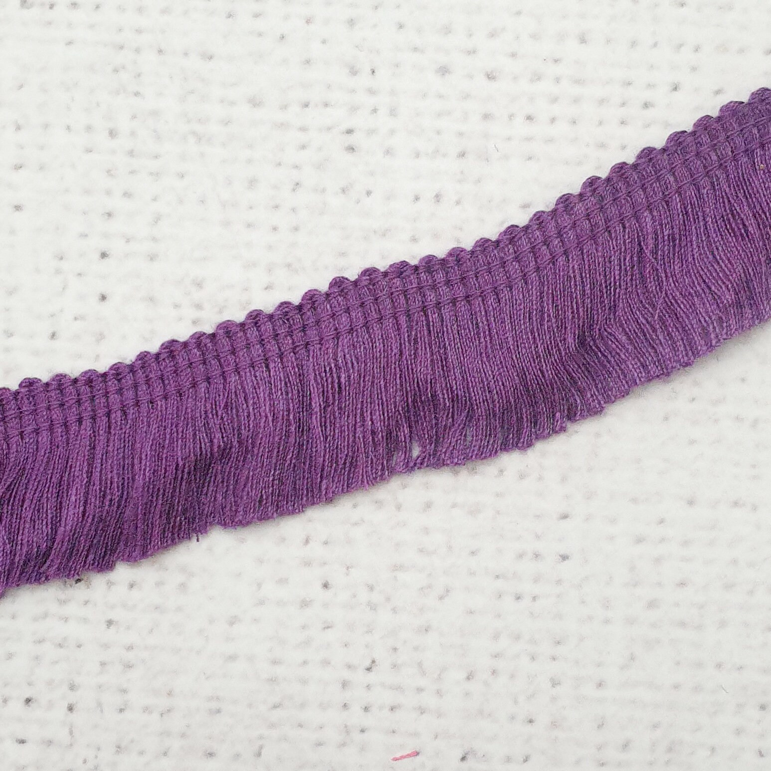 DARK PURPLE fringe trim 2.5cm / 1'' wide viscose silky | Etsy