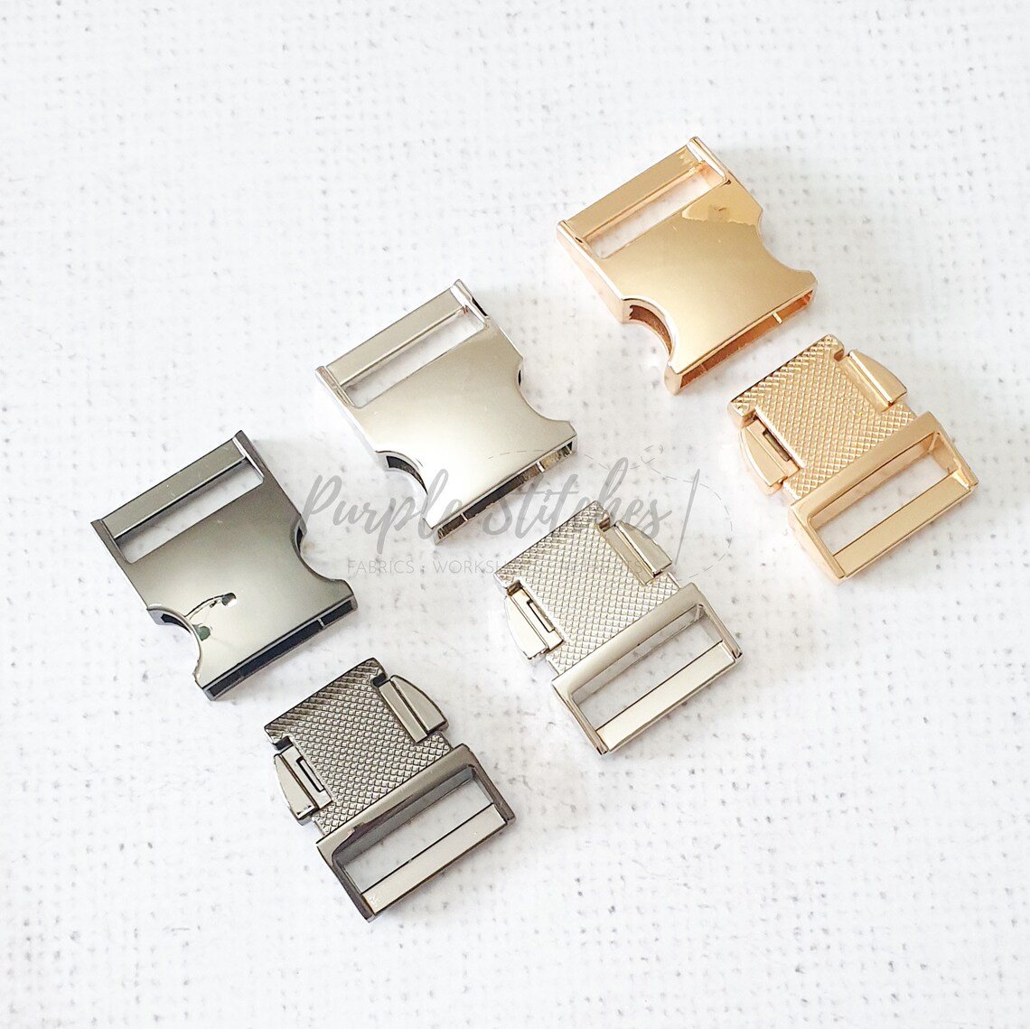 1" / 25mm Metal Side Release Buckle, Thick and Heavy Metal Buckle ...