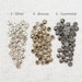 4mm ROUND 2 Holes 4mm Metal Buttons, Metal Tiny Button 4 Mm Sewing ...