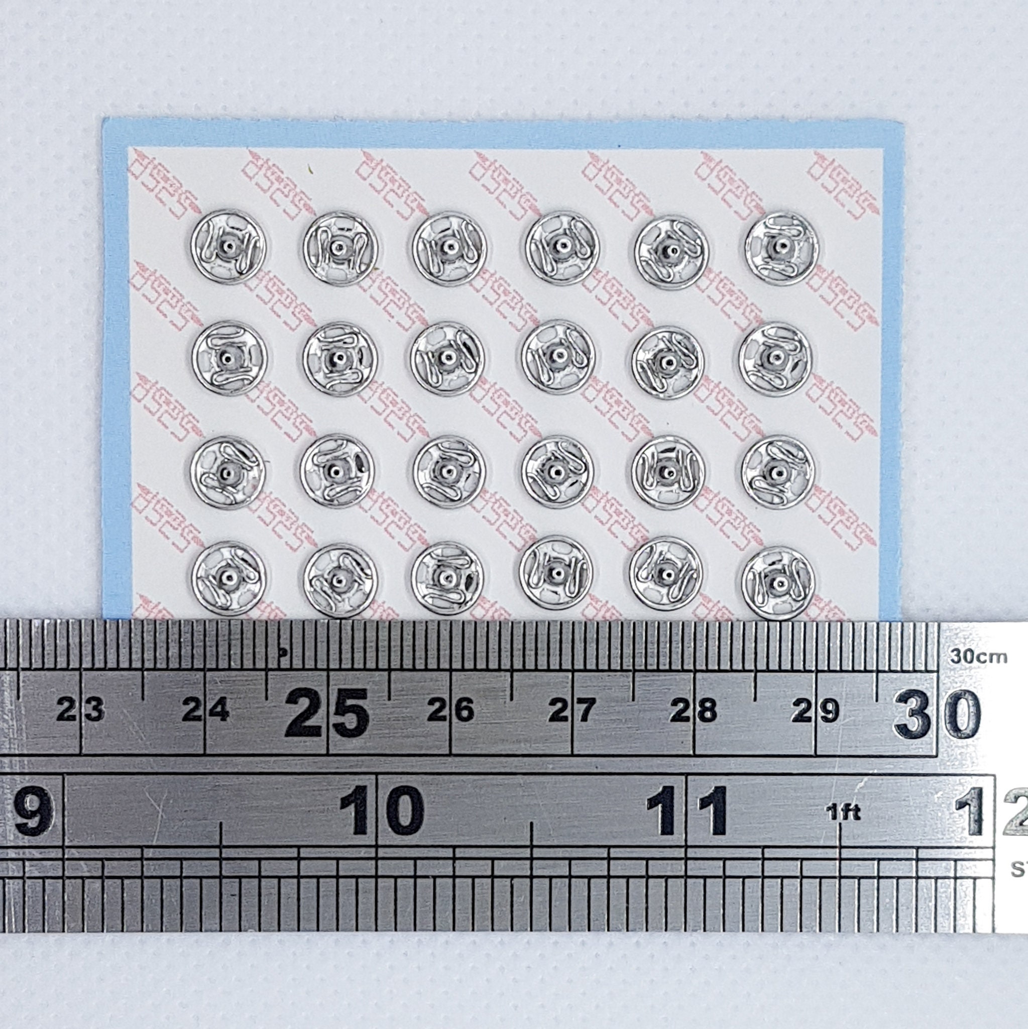 6mm Snap Closures 24 Pcs SILVER Colour Metal Snap Fastener | Etsy