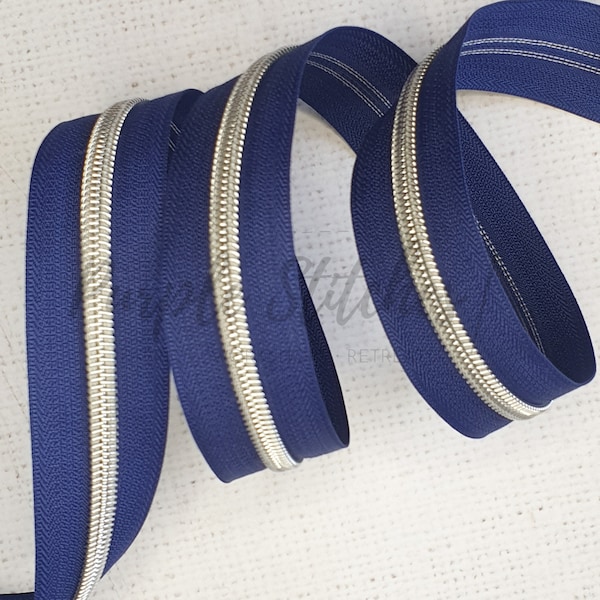 Navy Blue Zipper - Etsy