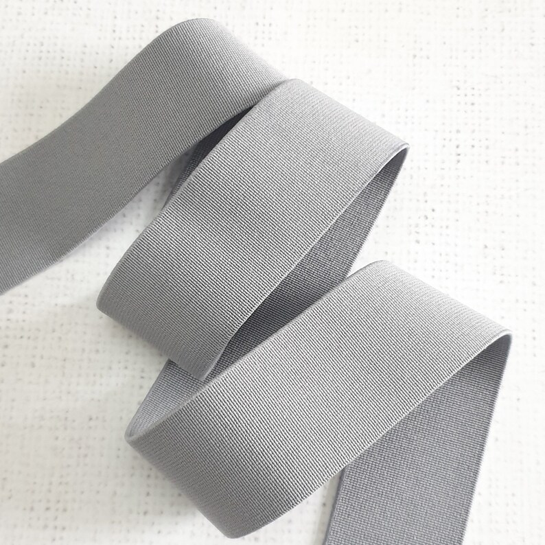 1.5 Inches / 38mm GREY Elastic Band Waist Band Elastics , Soft Elastic ...