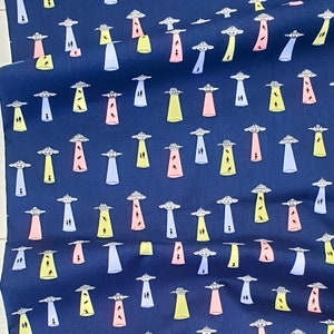 Space Invader, Sevenberry Fabrics, Japanese Fabric, UFO, Spaceship ...