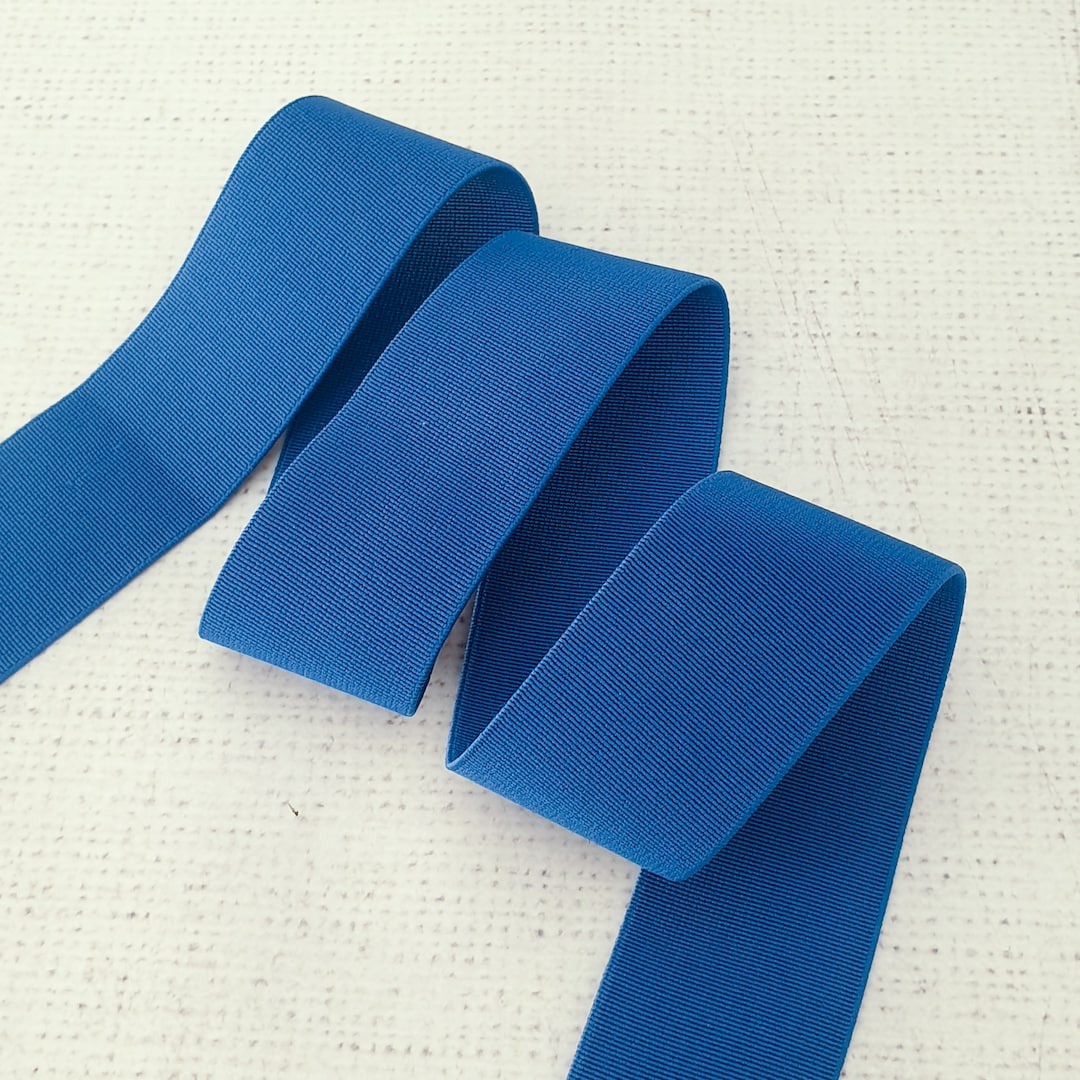 1.5 Inches / 38mm ROYAL BLUE Elastic Band Waist Band Elastics , Soft ...